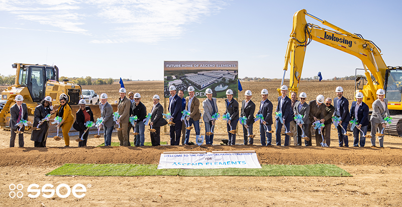 Ssoe Group Celebrates Start Of Construction For Ascend Elements Apex 1 Greenfield Ev Battery
